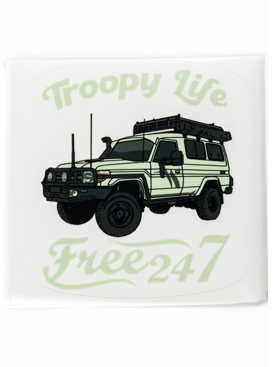Troopy Life - Window Sticker – Free 24 7