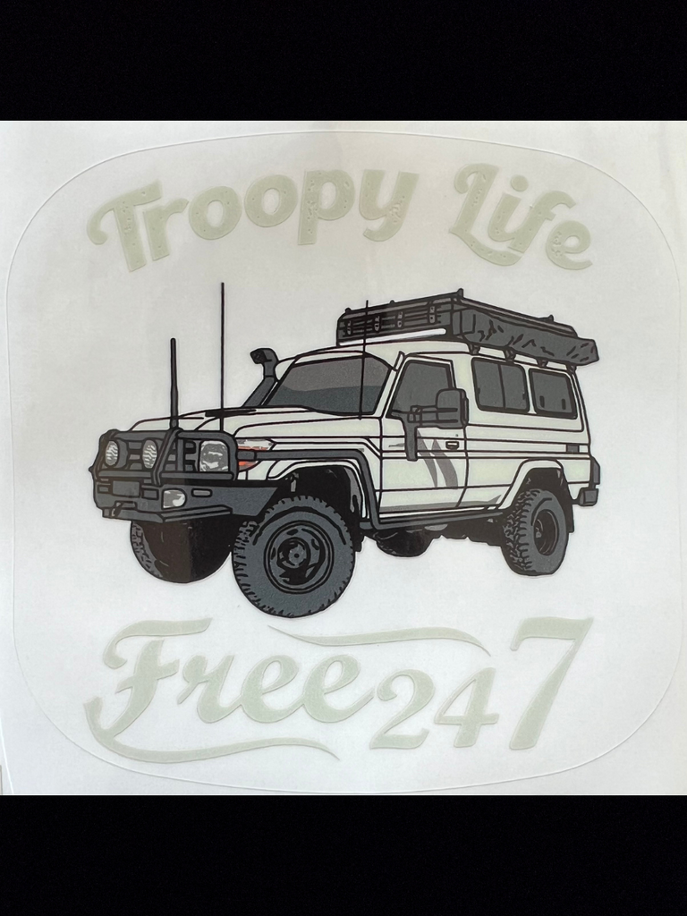 Troopy Life - Window Sticker – Free 24 7